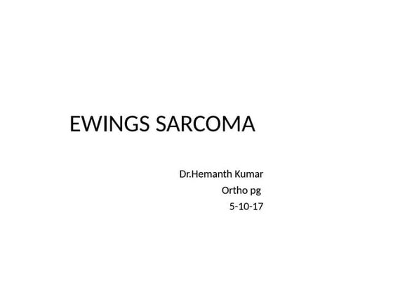 A rare case of ewing's sarcoma of VC 20-6-23.pptx