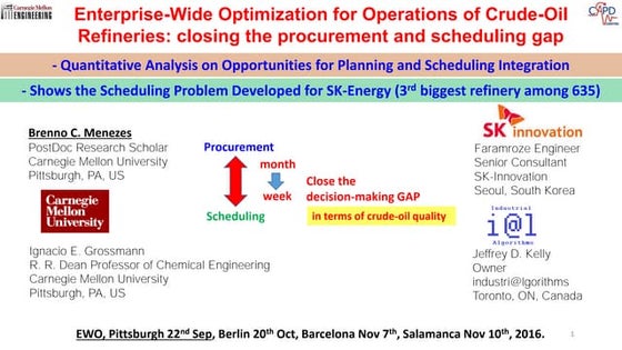 Complex Crude-oil Refinery Scheduling Optimization | PDF | Gasoline ...