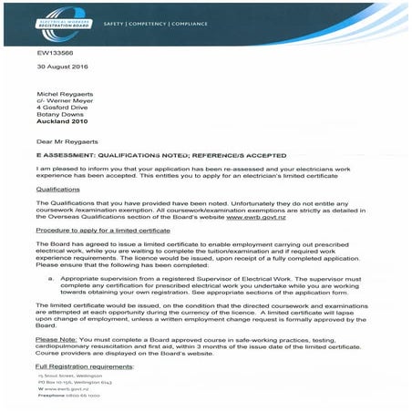 Ewrb assessment update from 30 august 2016 | PDF