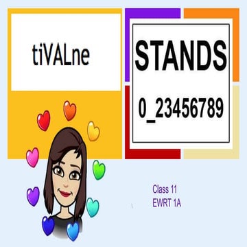 Ewrt 1 a class 11 | PPT