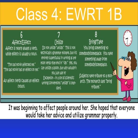 Ewrt 1 b class 4 | PPTX