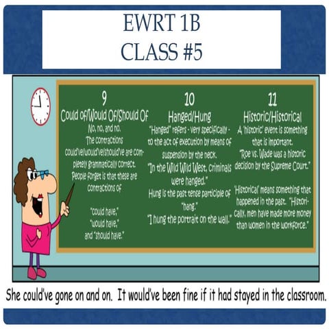 Ewrt 1 b class 5 | PPT