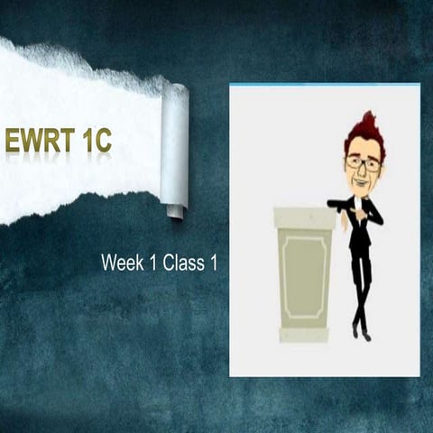 Ewrt 1 c class 1 | PPT