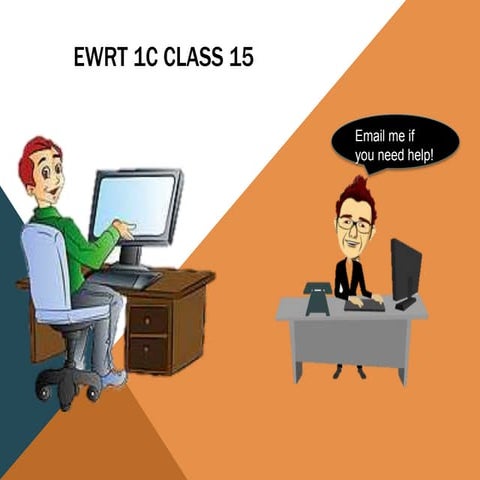 Ewrt 1 c class 15 online | PPT