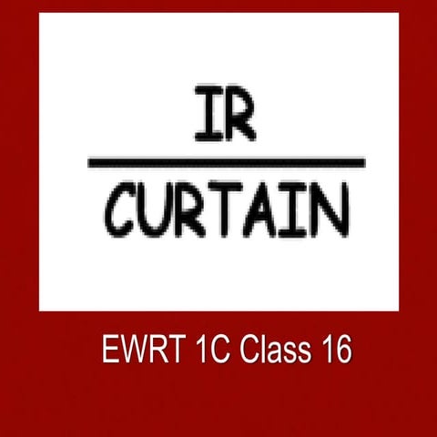 Ewrt 1 c class 16 writing about literature | PPTX | Homework and Study ...