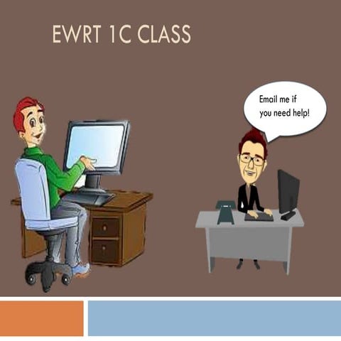 Ewrt 1 c class 25 | PPTX