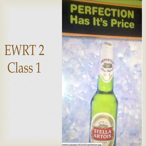 Ewrt 1 a assignment sheet | PDF
