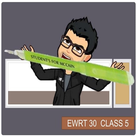 Ewrt 30 class 5 | PPT