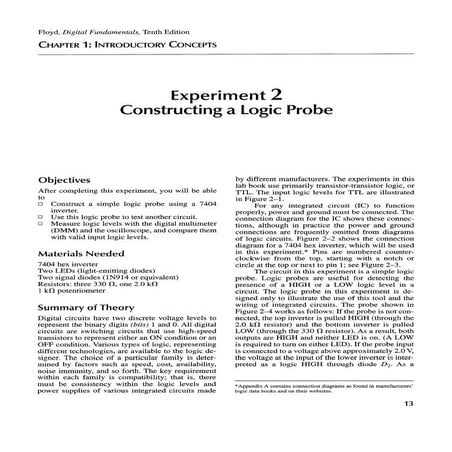 Ex 2 constructing a logic prob | PDF