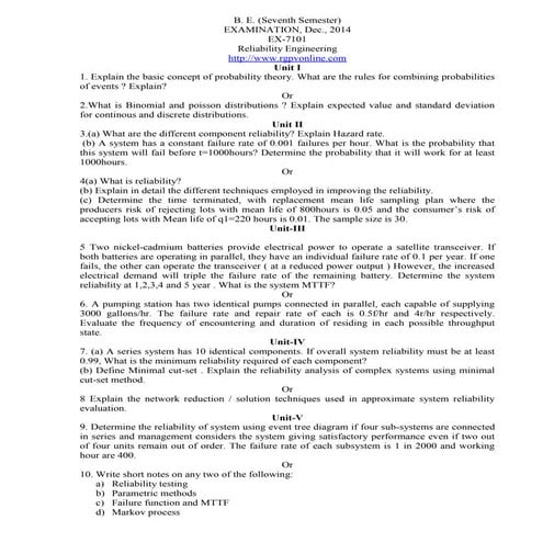 Ex 7101-high-voltage-engineering-dec-2013 | PDF