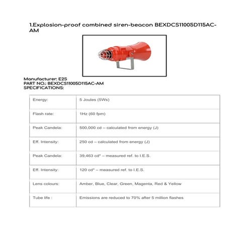 Explosion Proof Lights in Stock | PDF