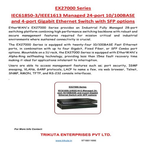 HFP8005 FTTX Face Plate 4 Ports | PDF