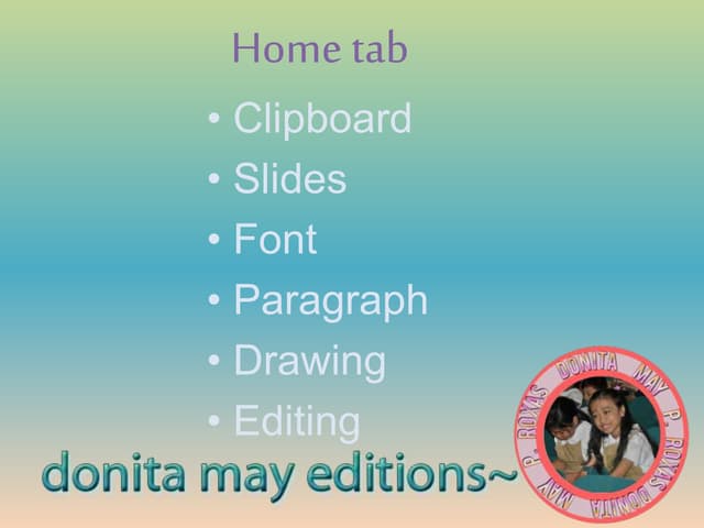 Modifying Objects Ppt