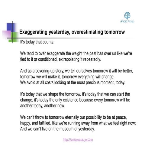 Exaggerating yesterday.pptx