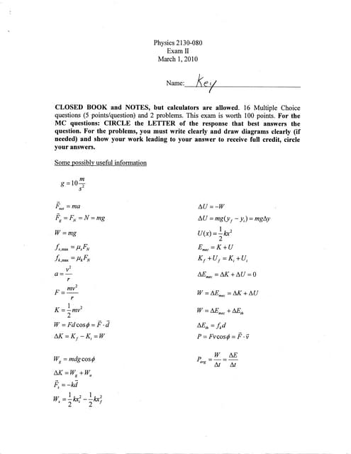 Important equation in physics2 | PDF