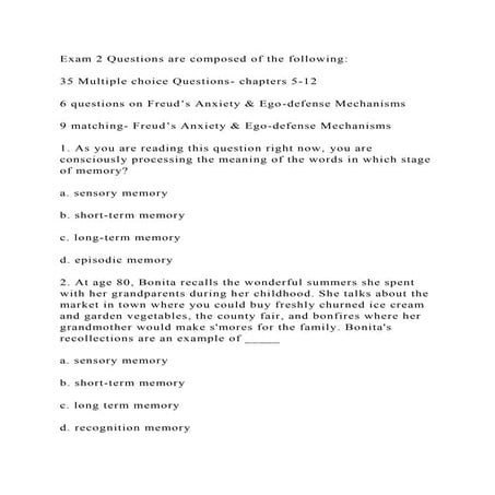 Exam 2 Questions are composed of the following35 Multiple choic.docx
