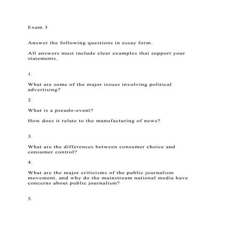 Exam 3Answer the following questions in essay form.All ans.docx