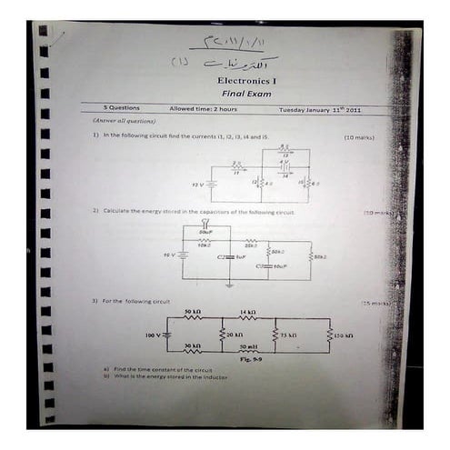Exam electronics | PDF
