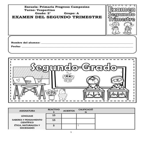 Evaluacion diagnostica 4 grado primaria | PDF