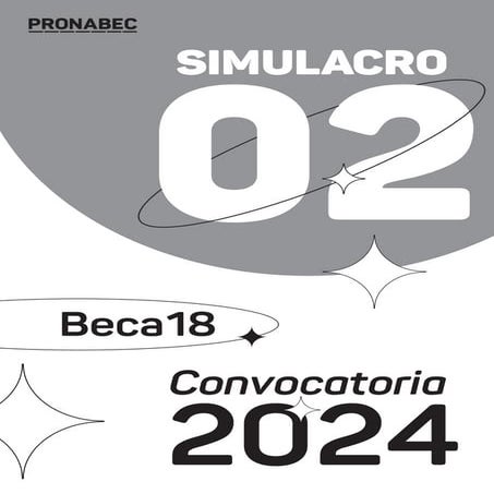 Convocatoria del Examen 2024 - Beca 18.pdf