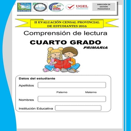 4° grado evaluación diagnóstica MATEMÁTICA. | PDF