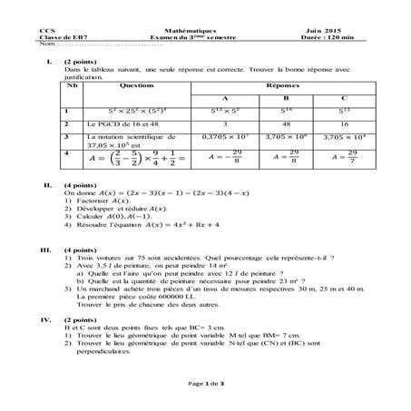 Eb7 final exam 2014 | DOCX