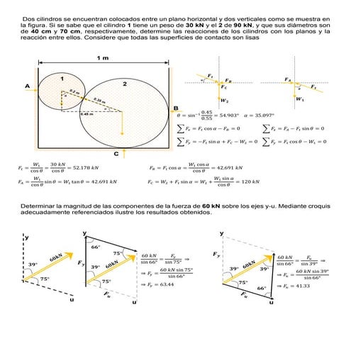 Examen global uam ESTATICA | PDF
