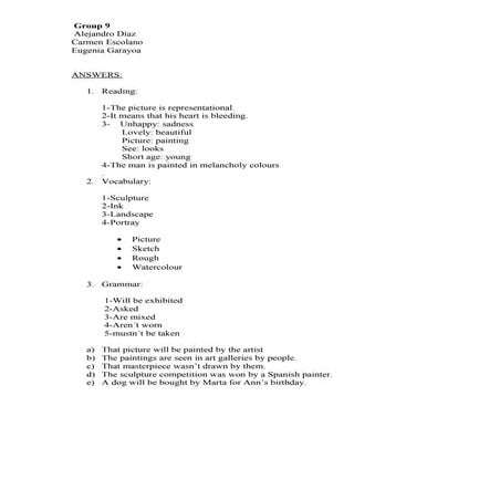 Little painter of sabana grande | PDF