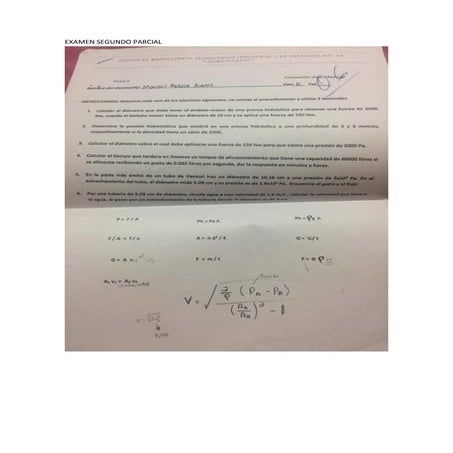 Examen segundo parcial | PDF