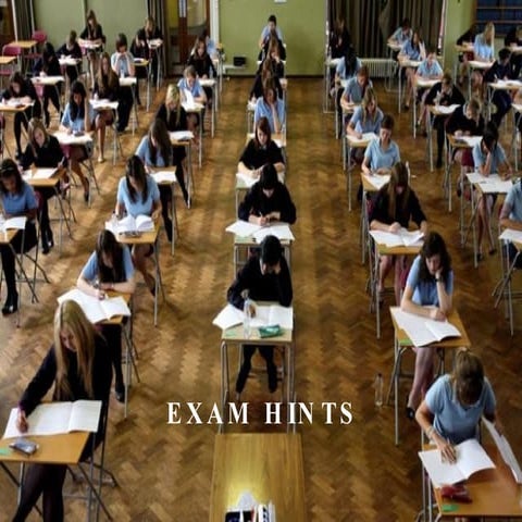 Exam hints | PPT