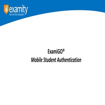 ExamiGO | PPT
