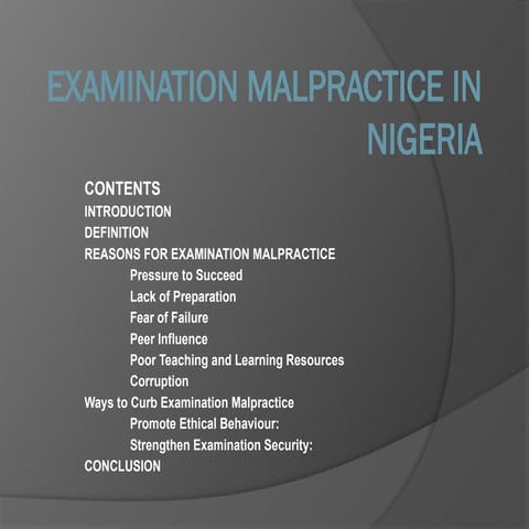 EXAMINATION MALPRACTICE IN NIGERIA ABDUL SARDAUNA.pptx