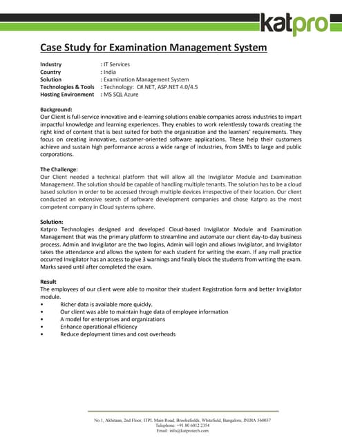 Mindlogicx examination management system | PPT