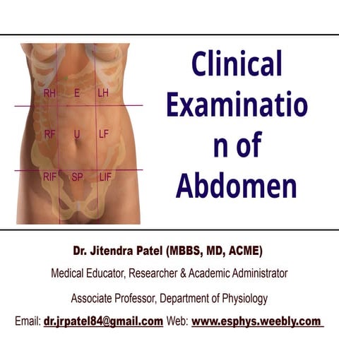 Examination of Abdomen Demo lec JP.pptx