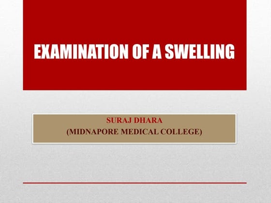 Examination of a Swelling | PPT