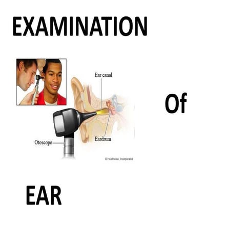 Examination of Ear | PPTX
