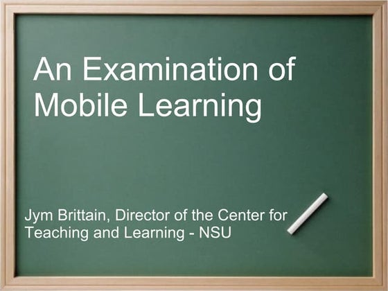 Module 7 mobile learning lesson | PDF