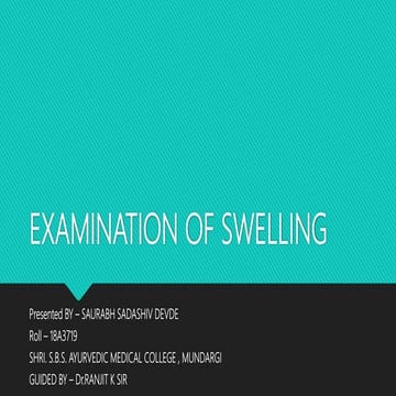 Examination Of Swelling $.pptx