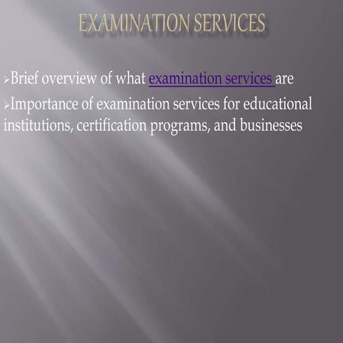 Examination Services.pptx