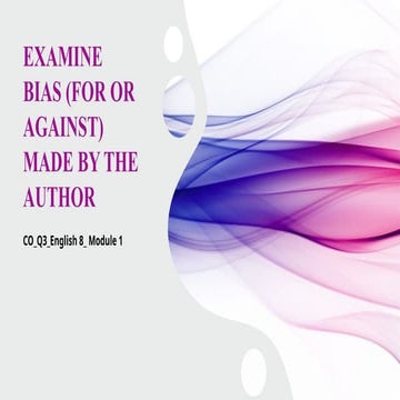 ENG8-Q3-MODULE1.pdf learning module for English 8 | PDF