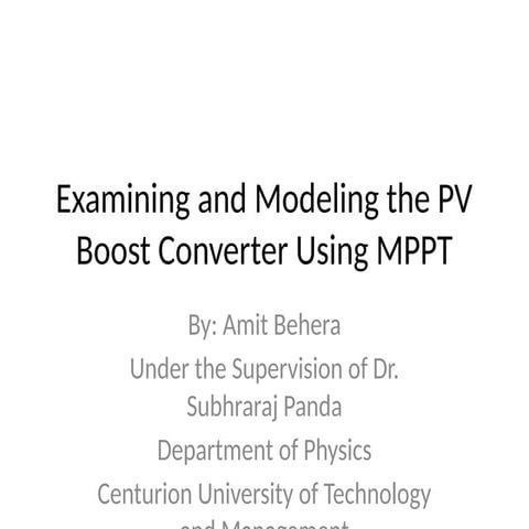 Examining_and_Modeling_PV_Boost_Converter_Using_MPPT.pptx