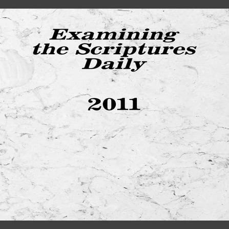 Examining Scriptures Daily | PDF