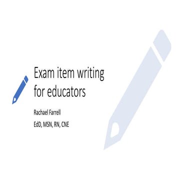 Exam item writing for educators.pptx