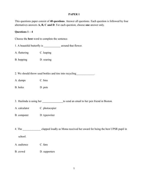 English paper 2 form 4 | DOCX | Business Administration | Business