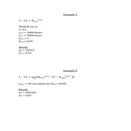 Example of Reliability test design | PDF