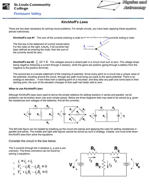 Kirchoff's law | PPT