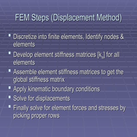 University of Alberta FEM Presentation with Steps outlined | PPT