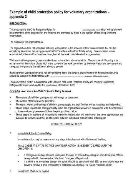 MISSING CHILD POLICIES & PROCEDURES: A Guide for Foster Carers | PPT