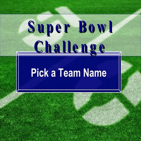Super Bowl Trivia Game | PPT