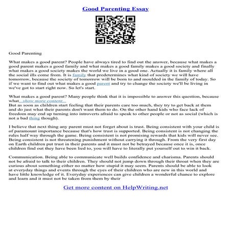 Example 5 Paragraph Essay | PDF